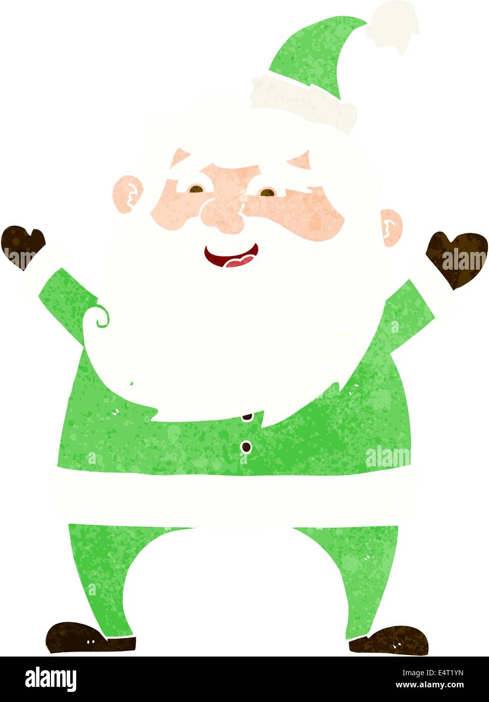 jolly santa cartoon Stock Vector Image & Art - Alamy