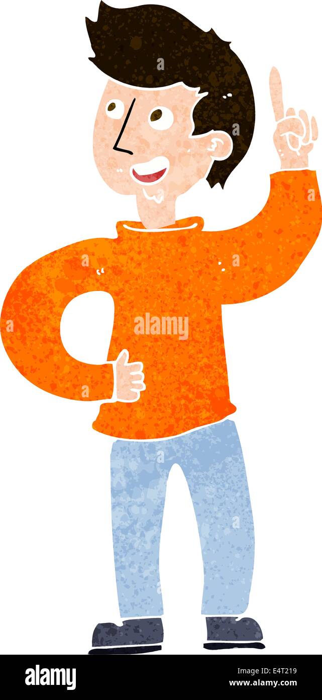 cartoon man with idea Stock Vector Image & Art - Alamy