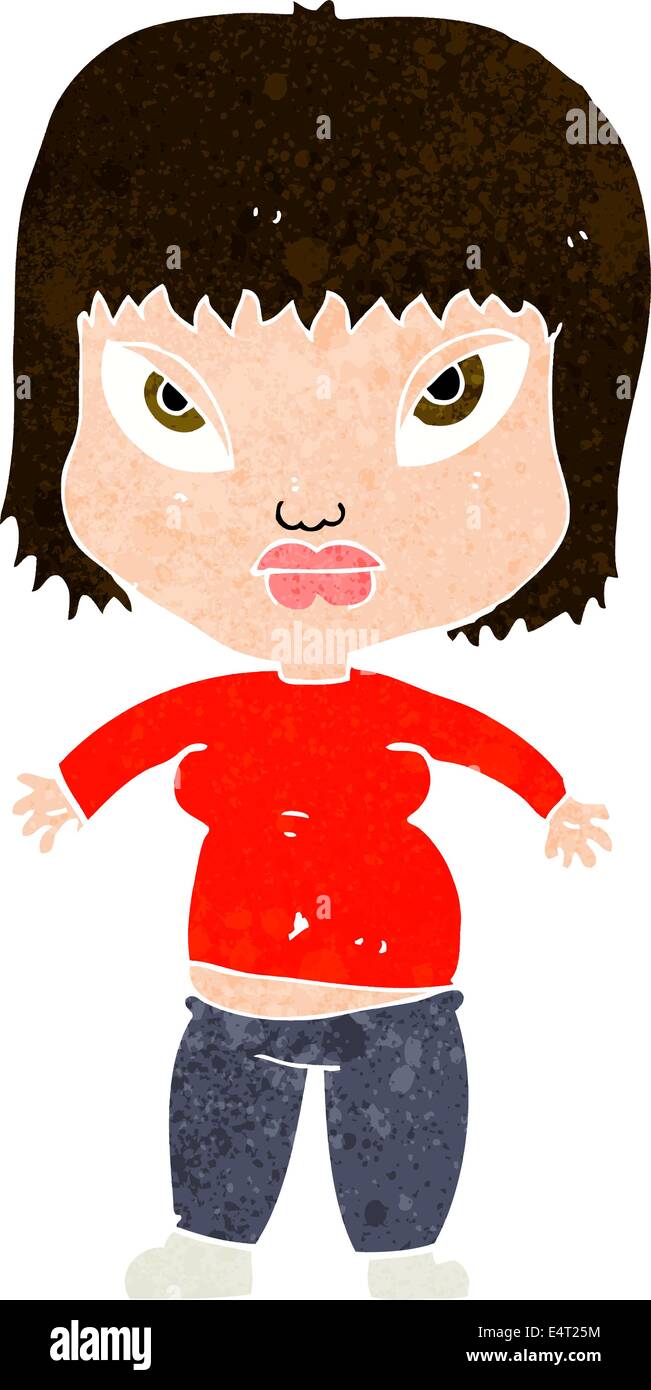 cartoon overweight woman Stock Vector Image & Art - Alamy
