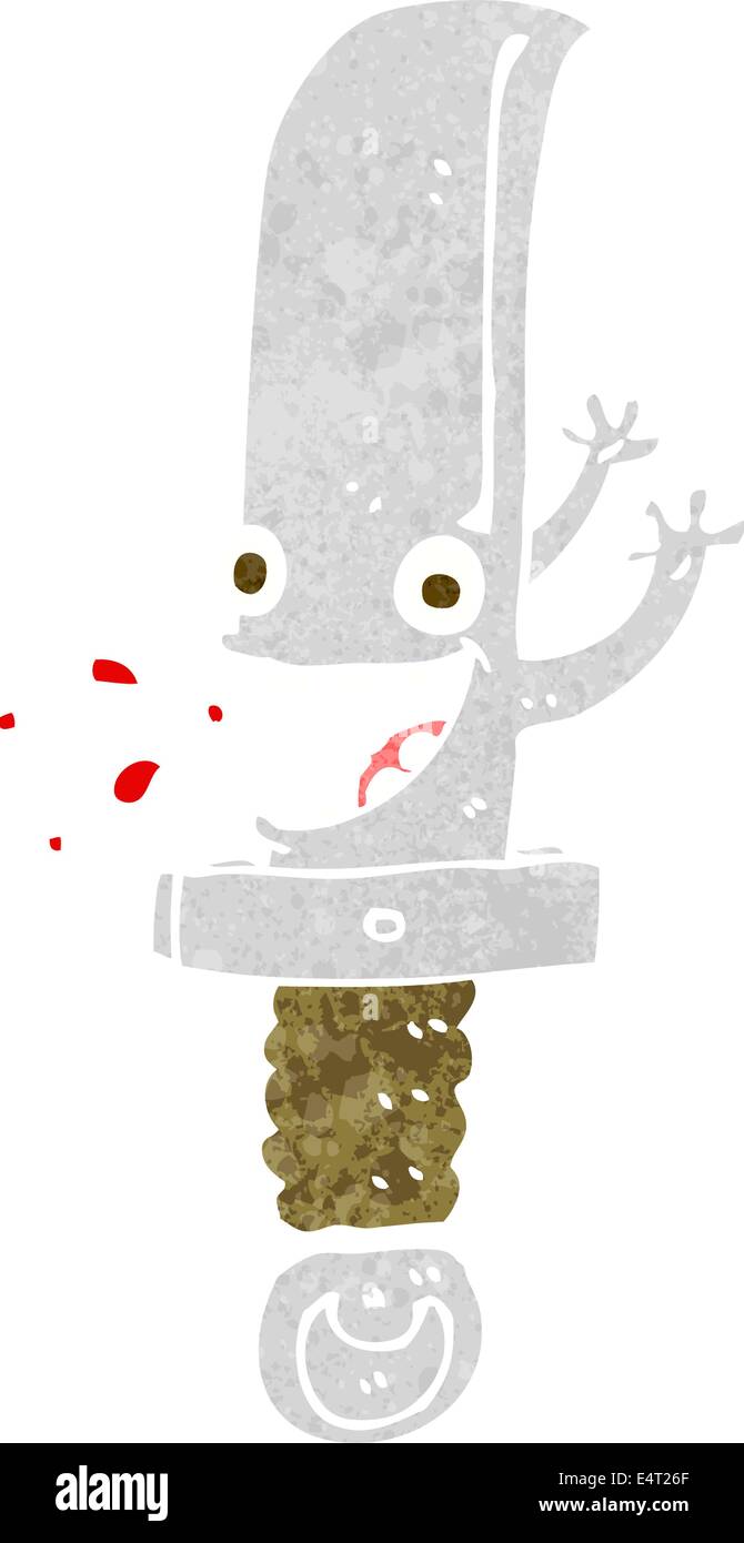 crazy knife cartoon character Stock Vector Image & Art - Alamy