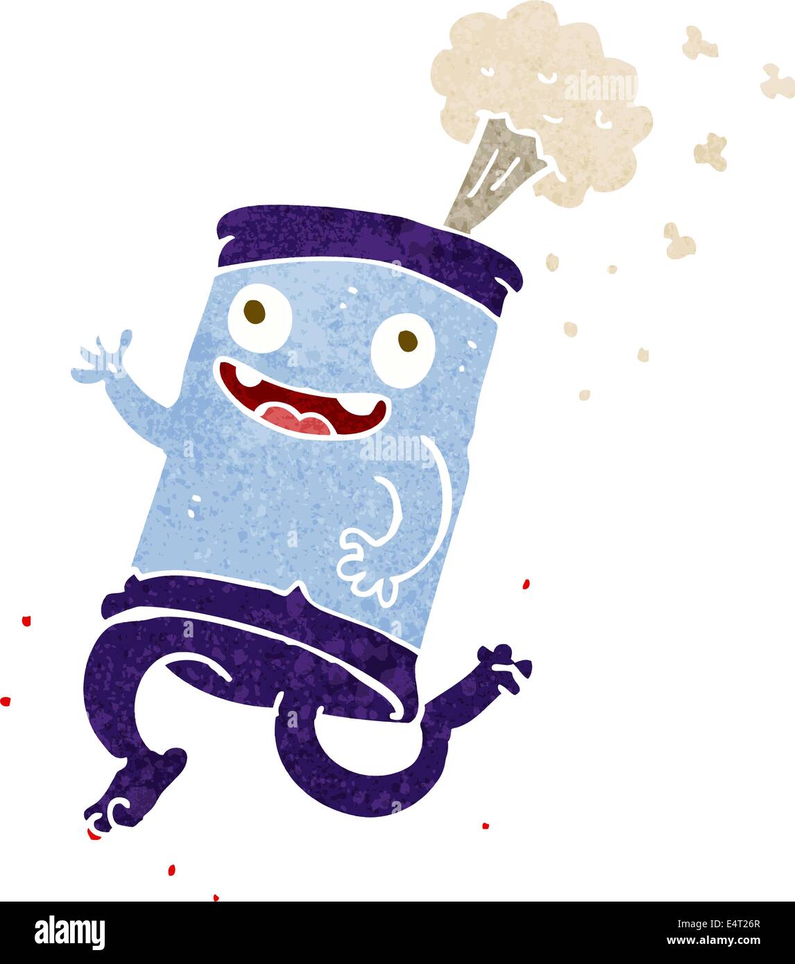 cartoon crazy soda can Stock Vector Image & Art - Alamy