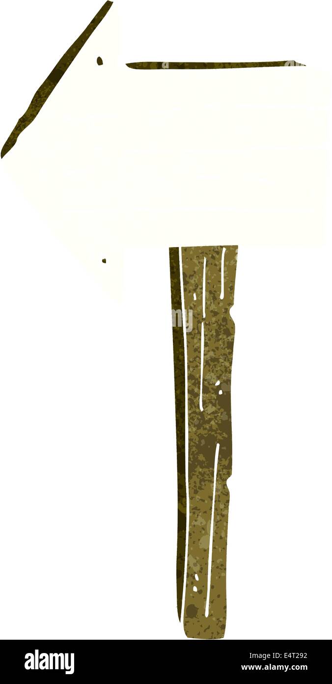 cartoon sign post Stock Vector Image & Art - Alamy