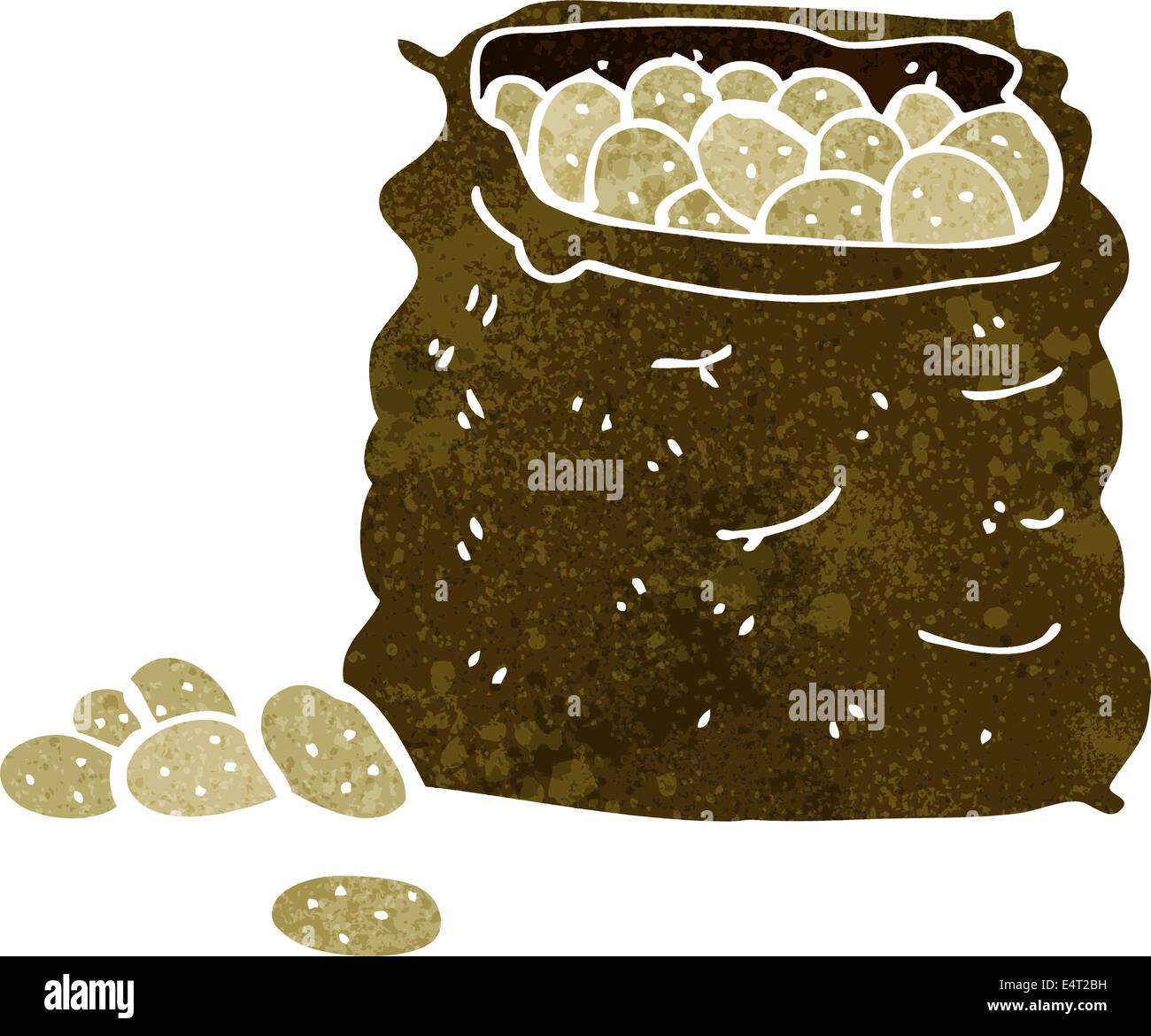 cartoon sack of potatoes Stock Vector Image & Art - Alamy