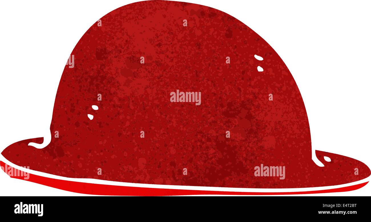 cartoon red bowler hat Stock Vector Image & Art - Alamy