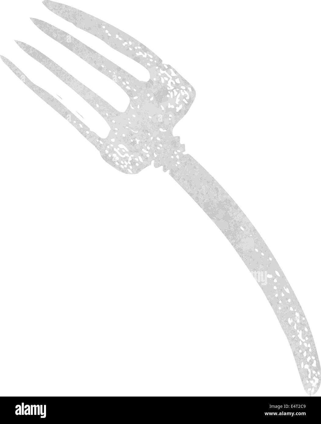 Cartoon fork Black and White Stock Photos & Images - Alamy