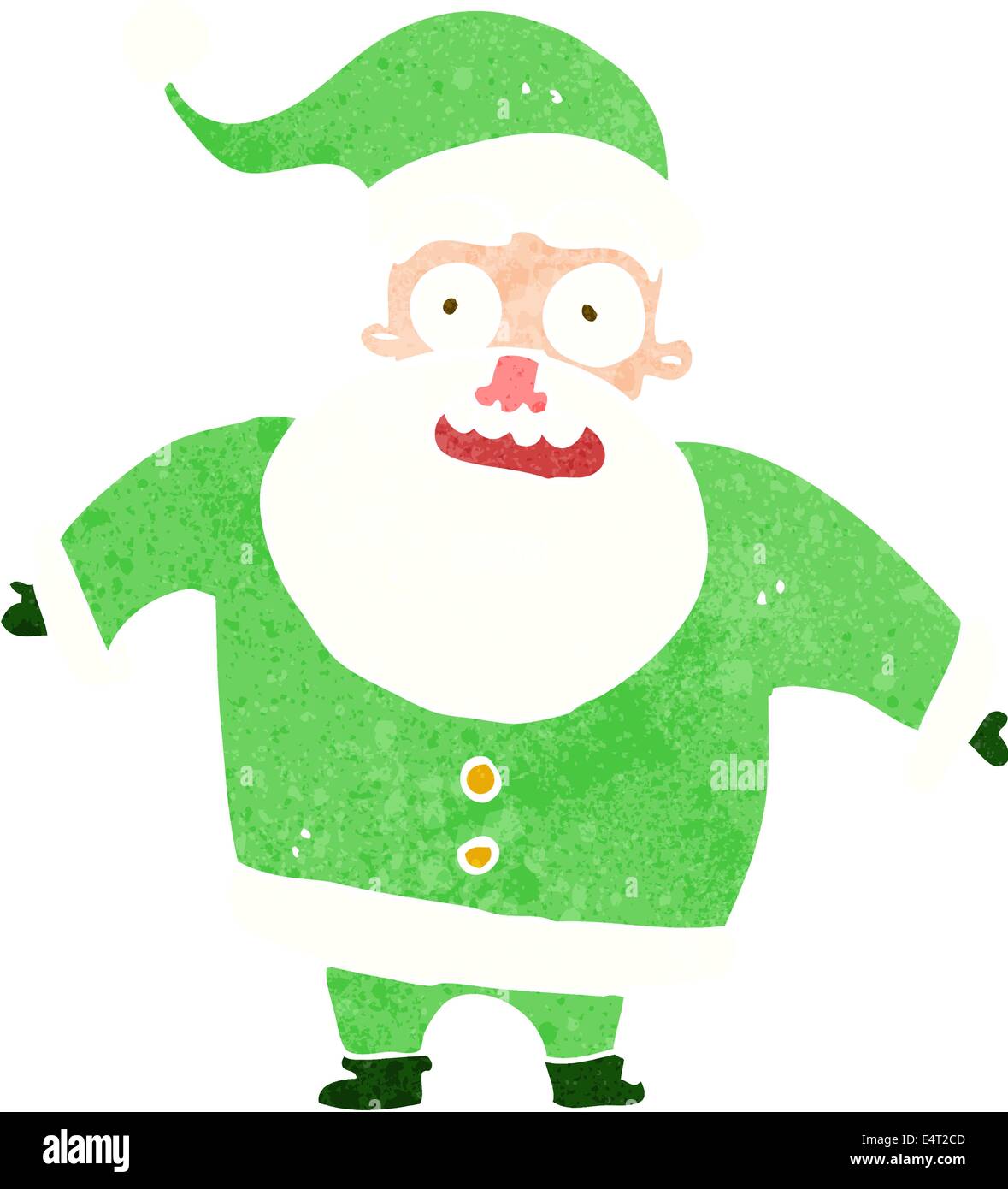 cartoon shocked santa claus Stock Vector Image & Art - Alamy