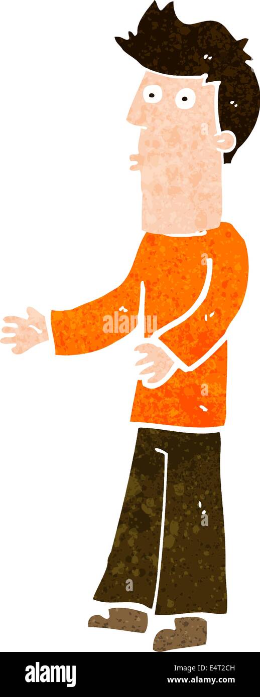 cartoon man explaining Stock Vector Image & Art - Alamy