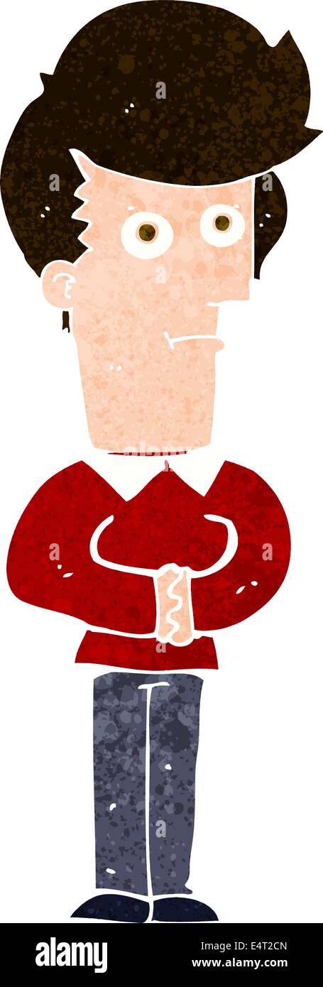 cartoon man staring Stock Vector Image & Art - Alamy