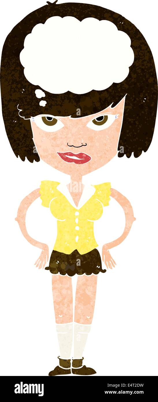 cartoon woman thinking Stock Vector Image & Art - Alamy