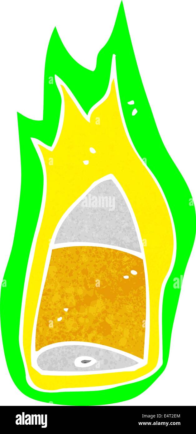 cartoon flaming bullet Stock Vector Image & Art - Alamy