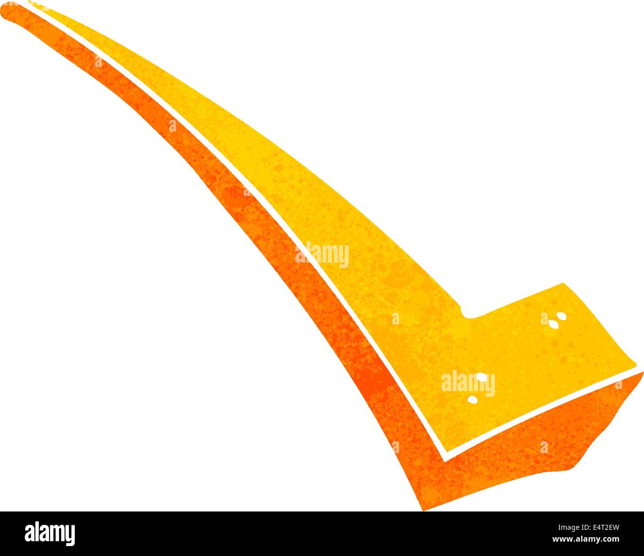 cartoon positive tick symbol Stock Vector Image & Art - Alamy