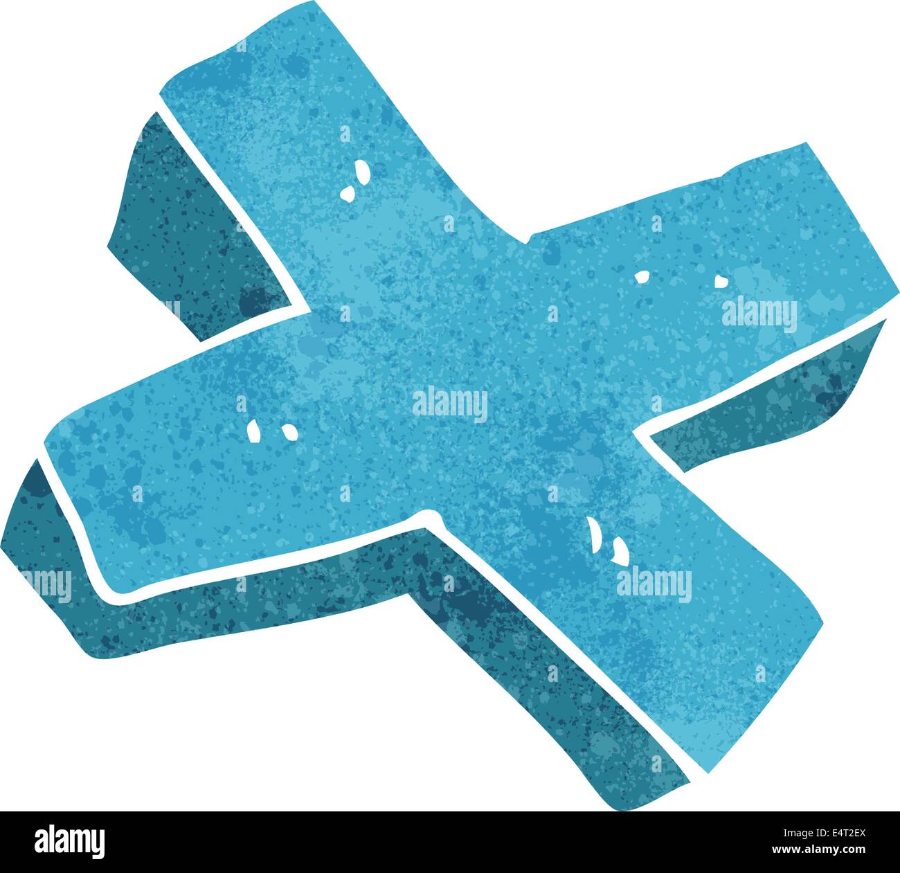 Cartoon negative cross symbol hi-res stock photography and images - Alamy