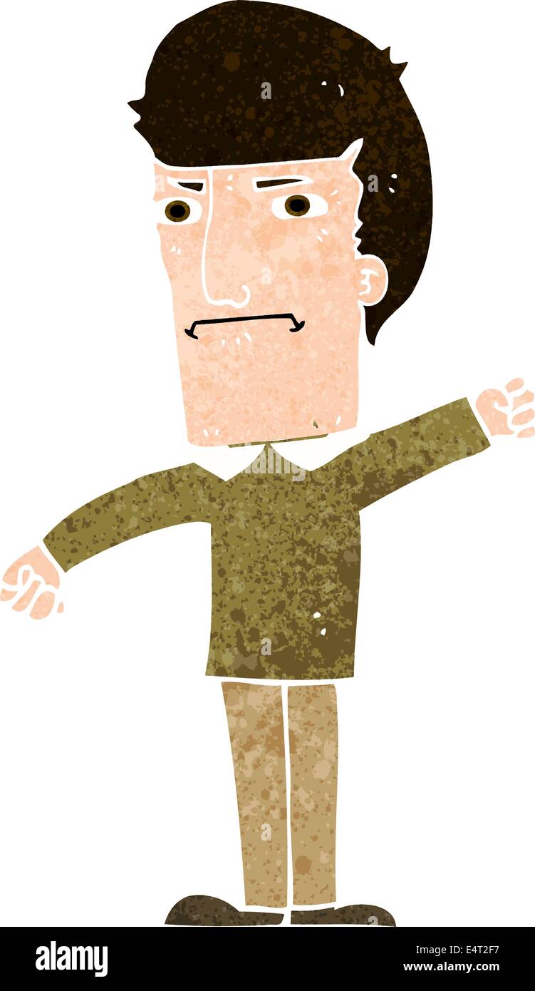 cartoon angry man Stock Vector Image & Art - Alamy