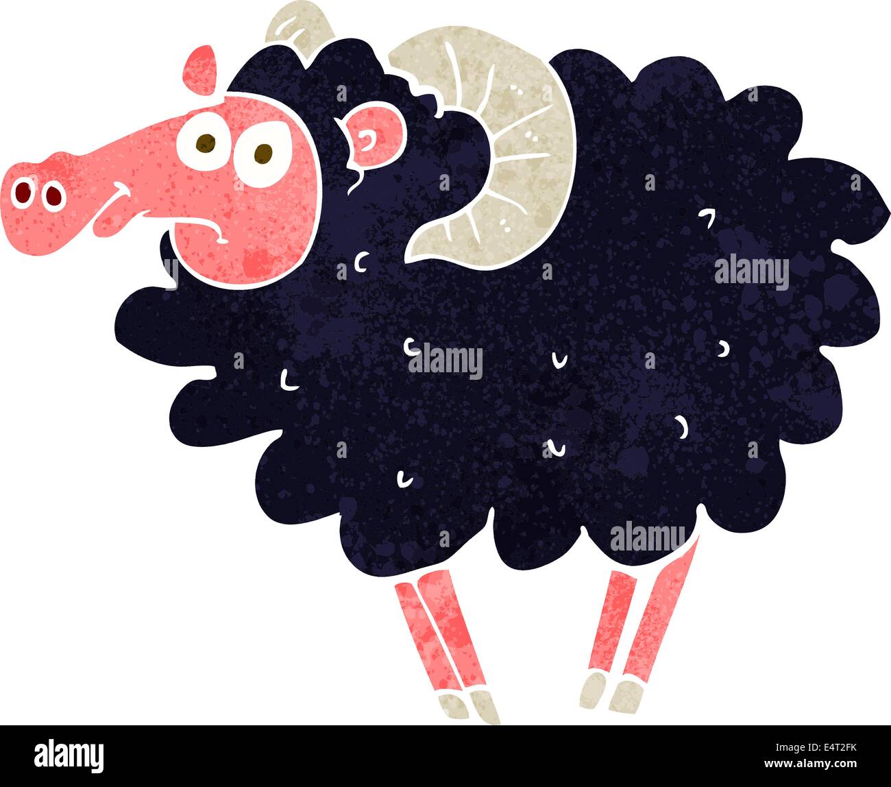 cartoon black sheep Stock Vector Image & Art - Alamy