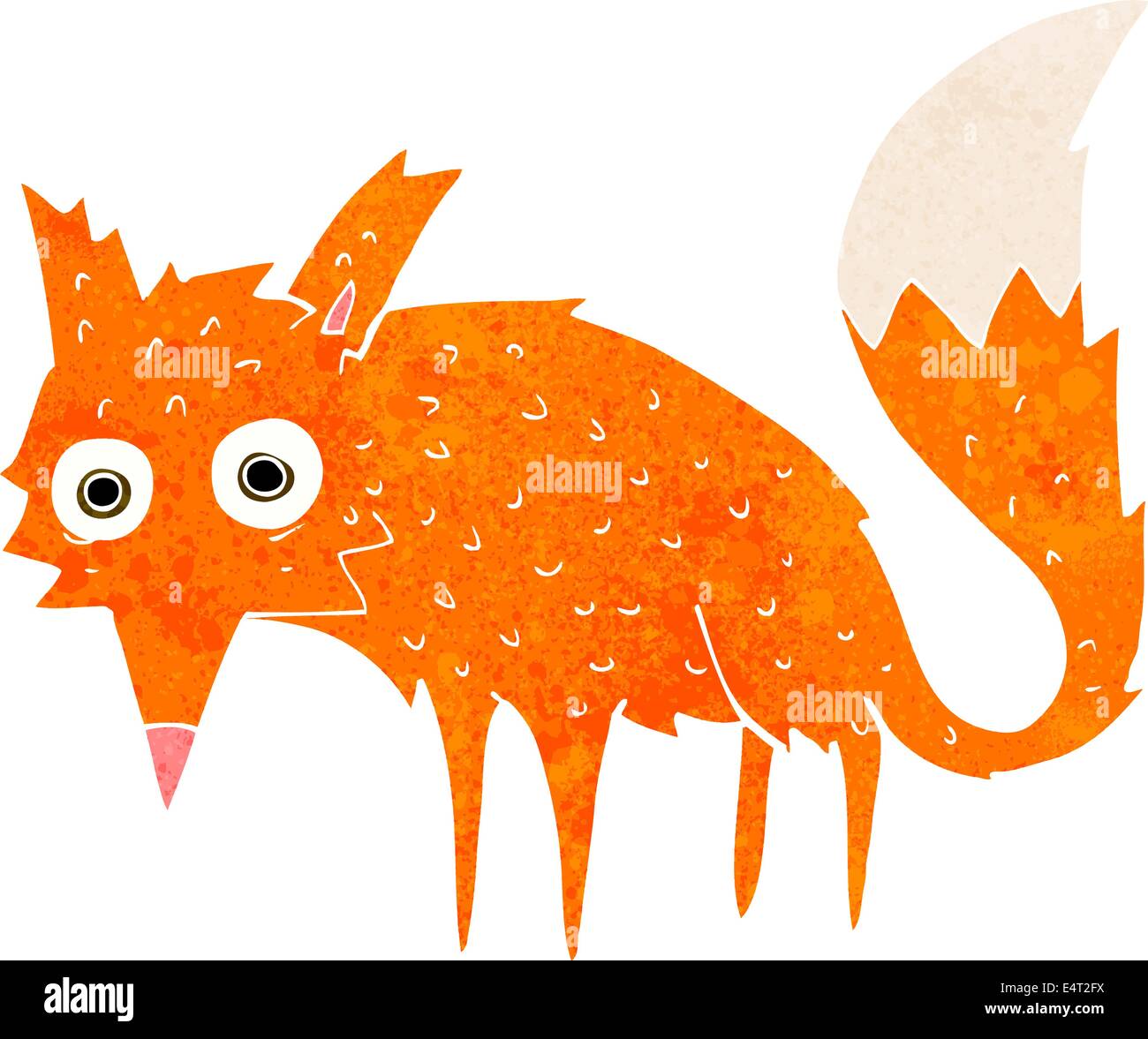 funny cartoon fox Stock Vector Image & Art - Alamy