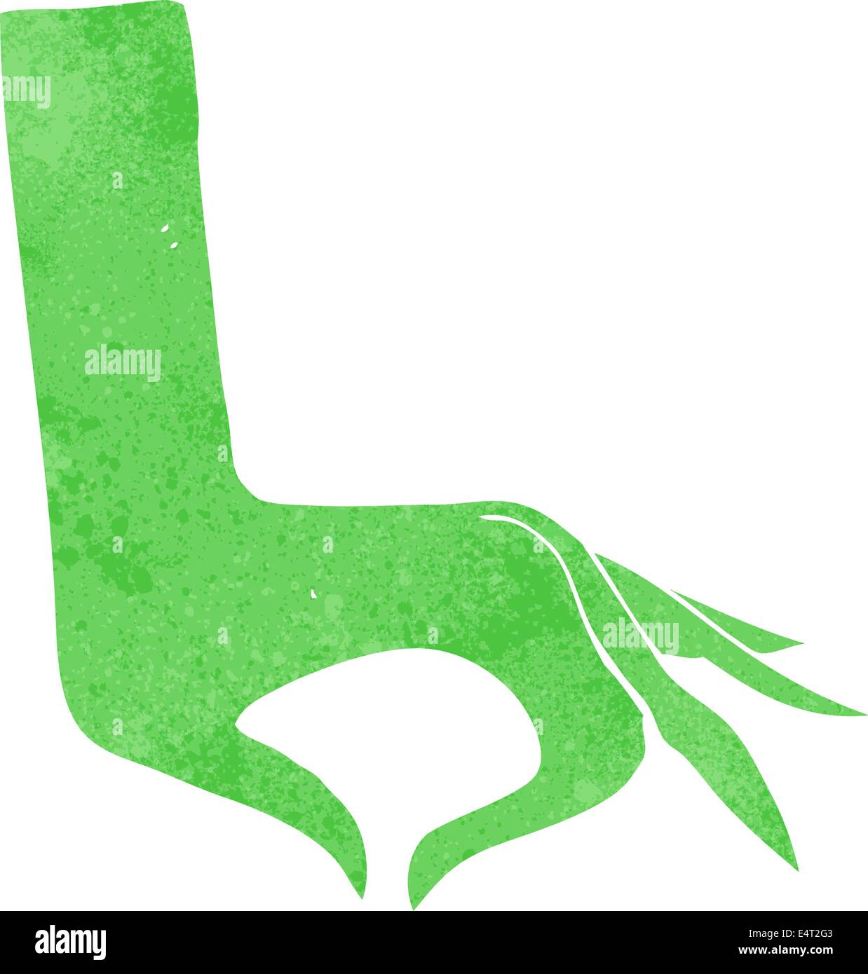 cartoon green hand symbol Stock Vector Image & Art - Alamy