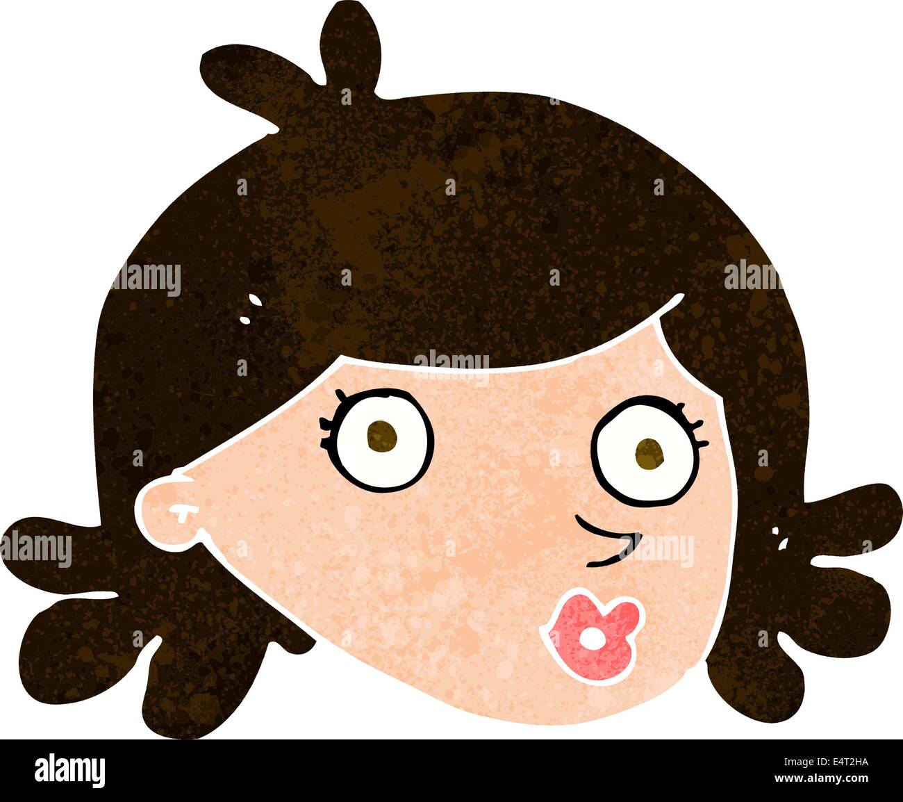 cartoon pretty face Stock Vector Image & Art - Alamy