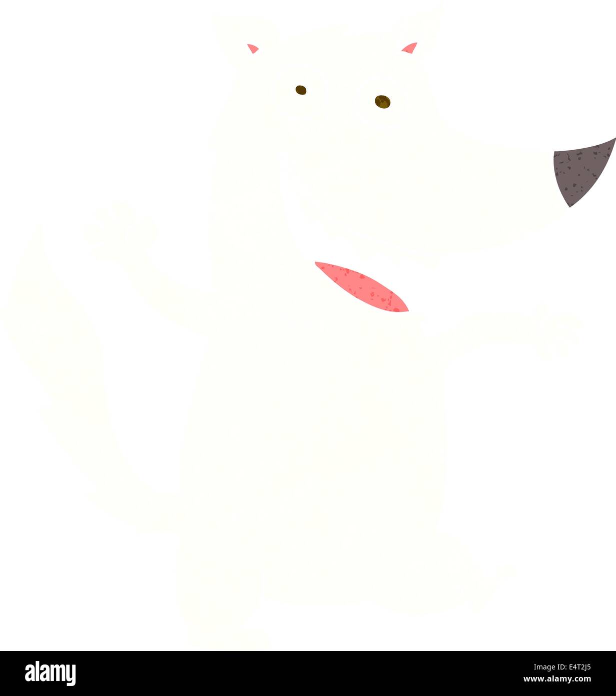 cartoon happy wolf Stock Vector Image & Art - Alamy