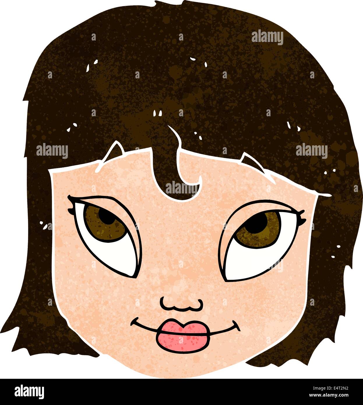 cartoon woman smiling Stock Vector Image & Art - Alamy