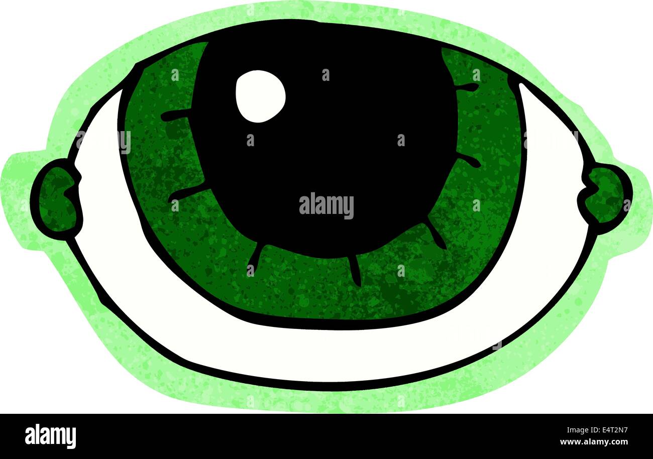 Cartoon staring eye Stock Vector Images - Alamy