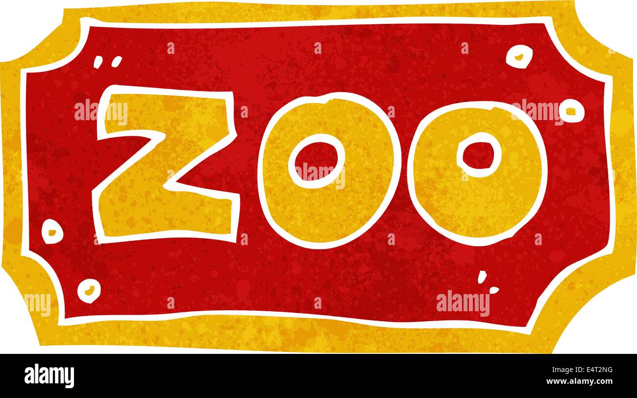 cartoon zoo sign Stock Vector Image & Art - Alamy