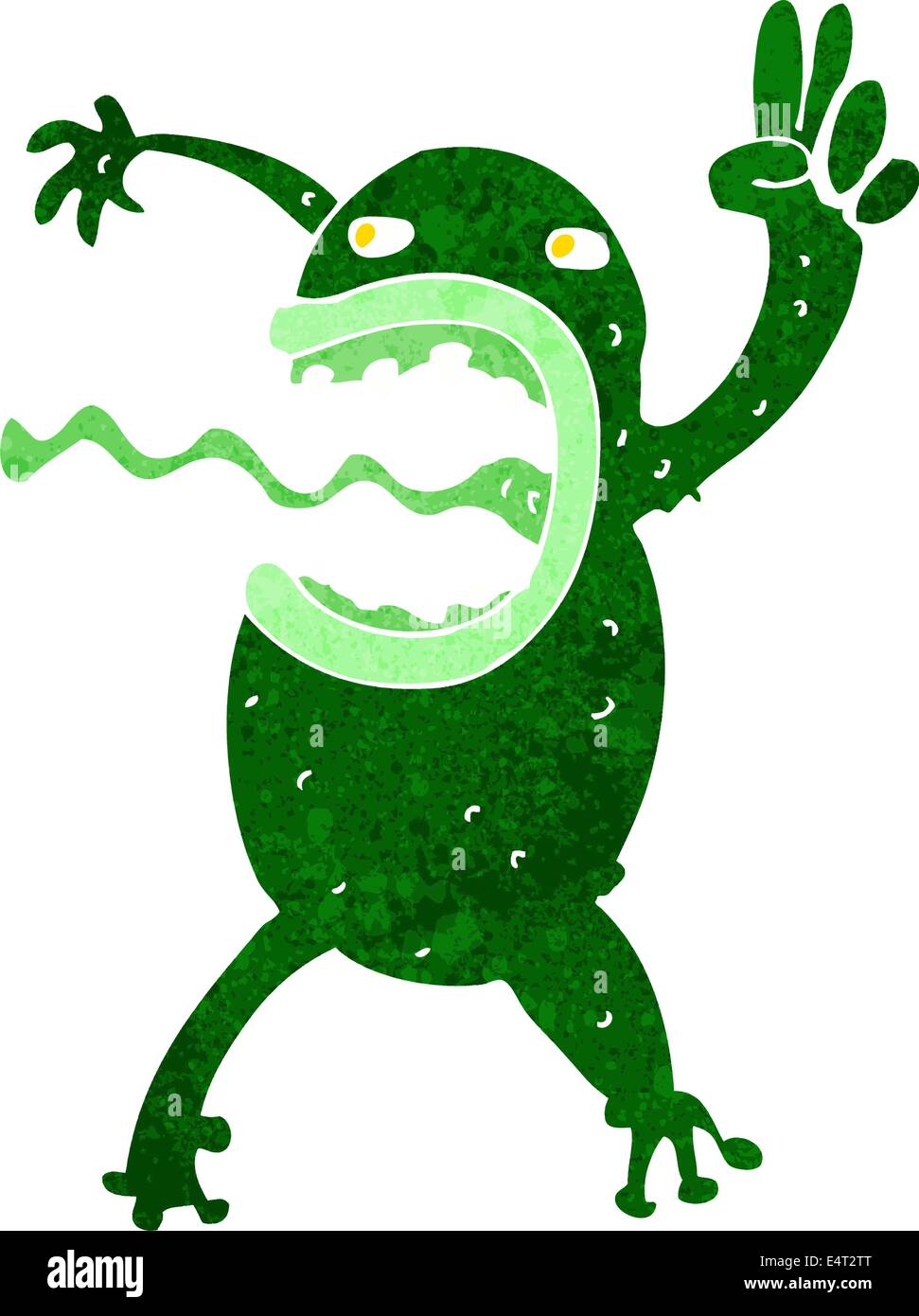 cartoon crazy frog Stock Vector Image & Art - Alamy