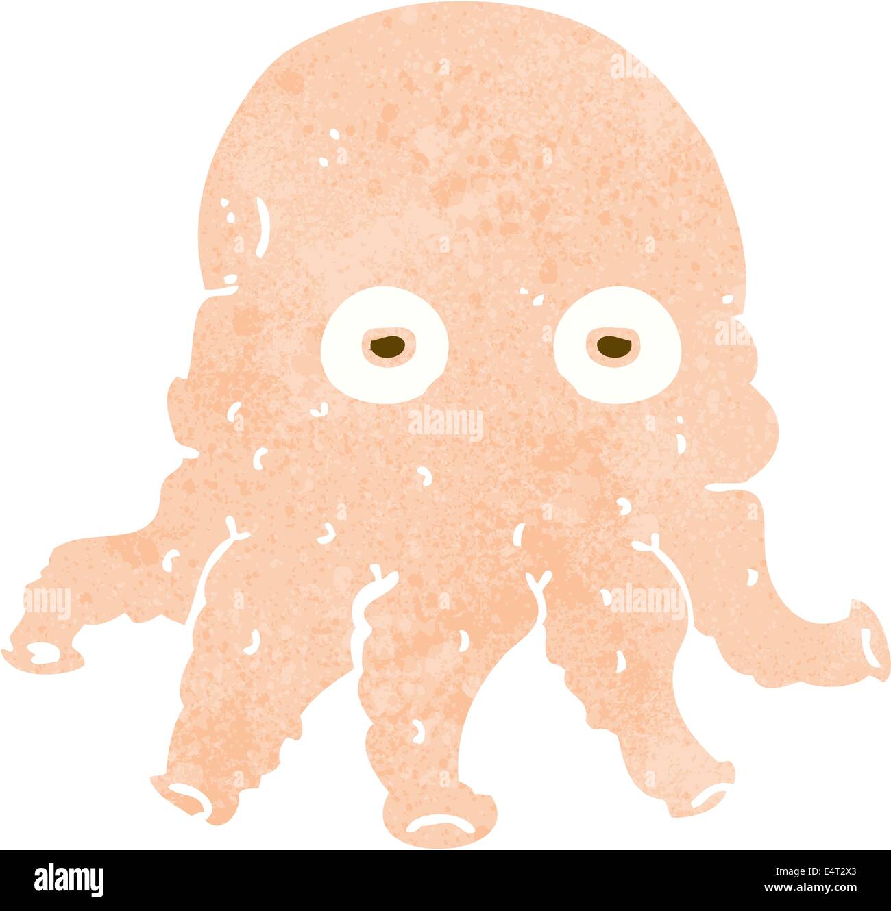 cartoon alien squid face Stock Vector Image & Art - Alamy