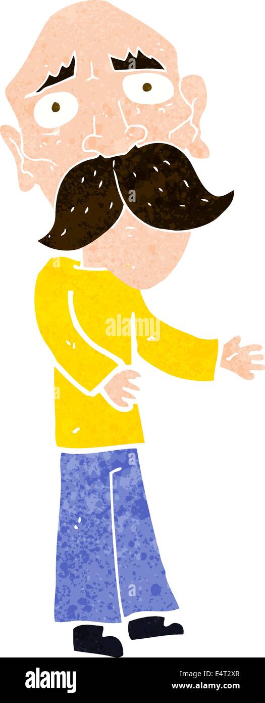 Cartoon lonely old man hi-res stock photography and images - Alamy