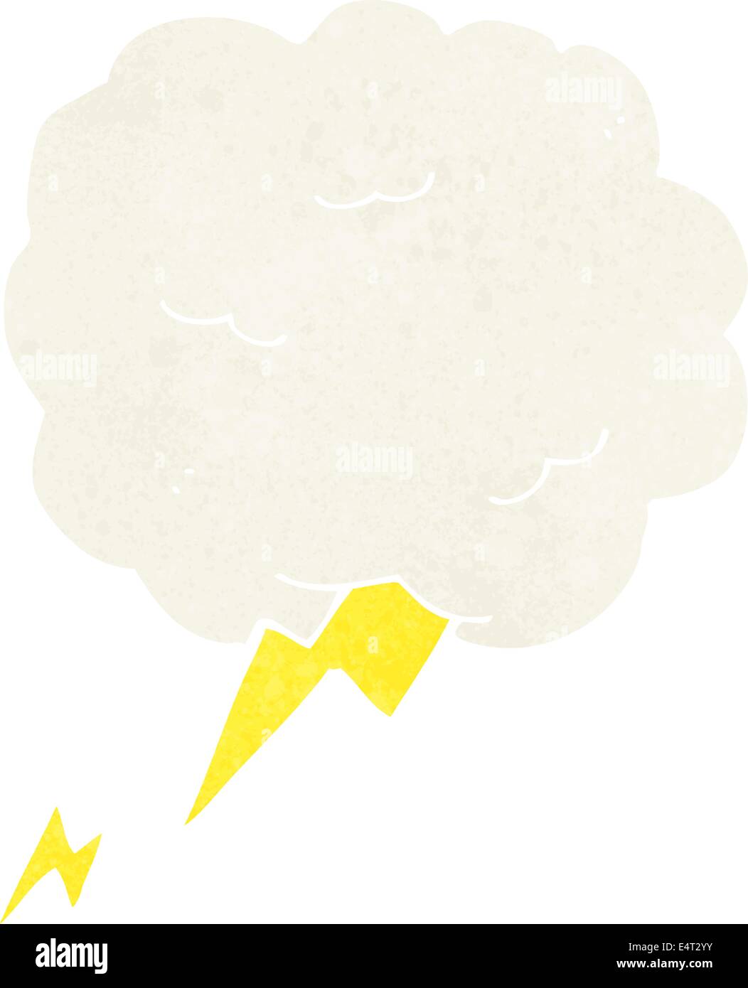 cartoon thundercloud symbol Stock Vector Image & Art - Alamy