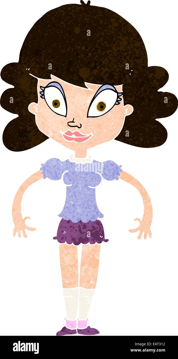 cartoon pretty woman Stock Vector Image & Art - Alamy