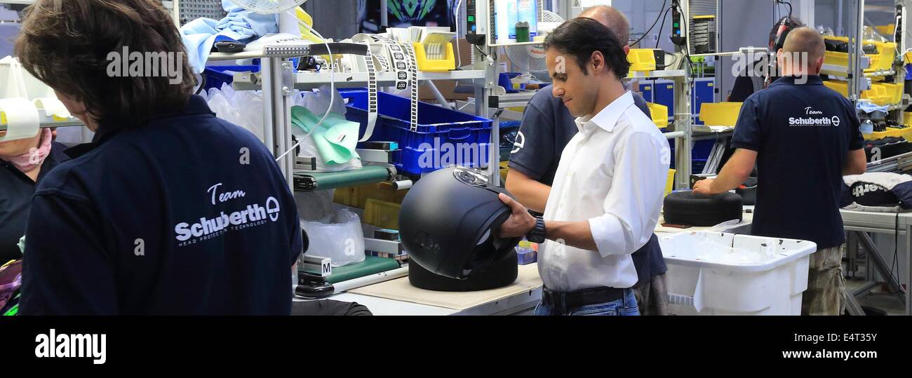 The helmet of felipe massa hi-res stock photography and images - Alamy