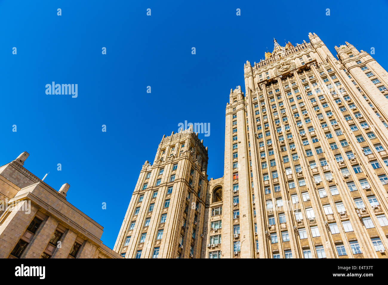 Main building of Ministry Of Foreign Affairs, Moscow, Russia Stock ...