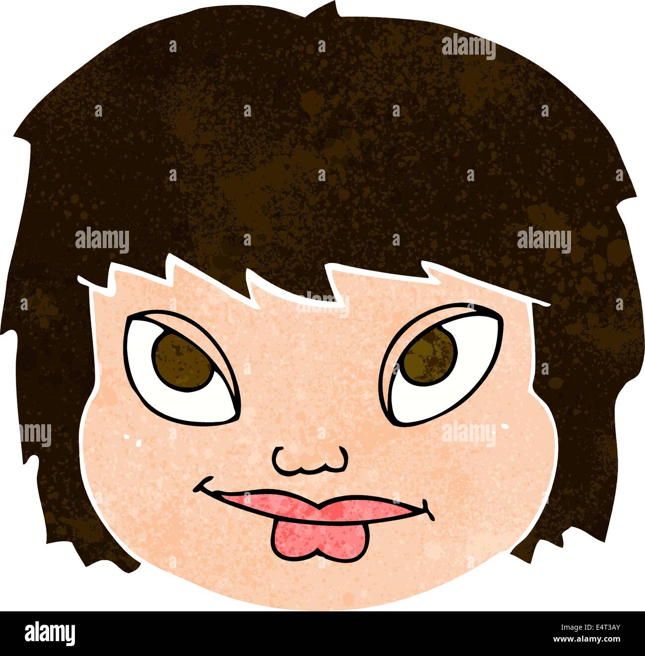 cartoon female face Stock Vector Image & Art - Alamy