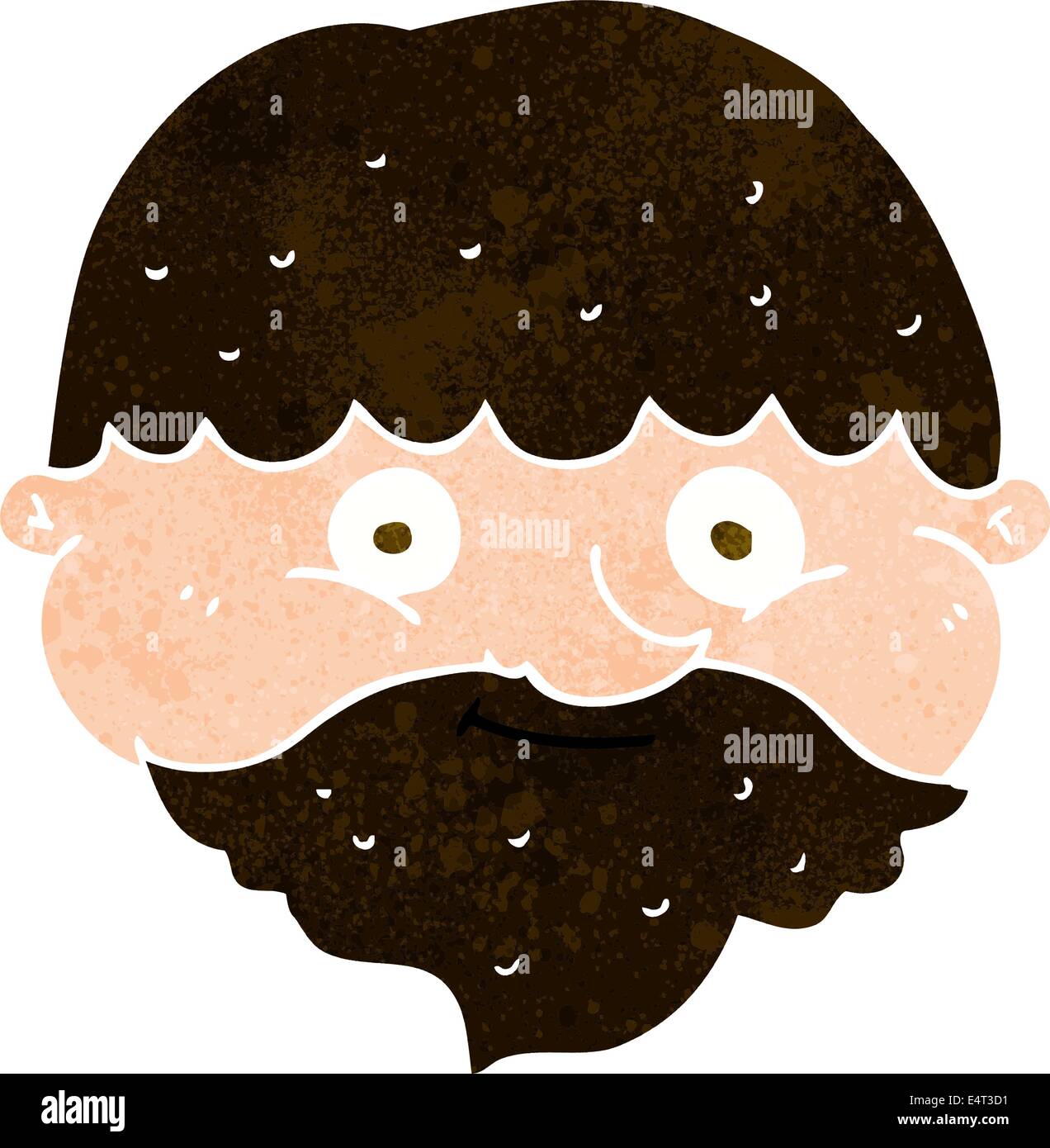 cartoon bearded man Stock Vector Image & Art - Alamy
