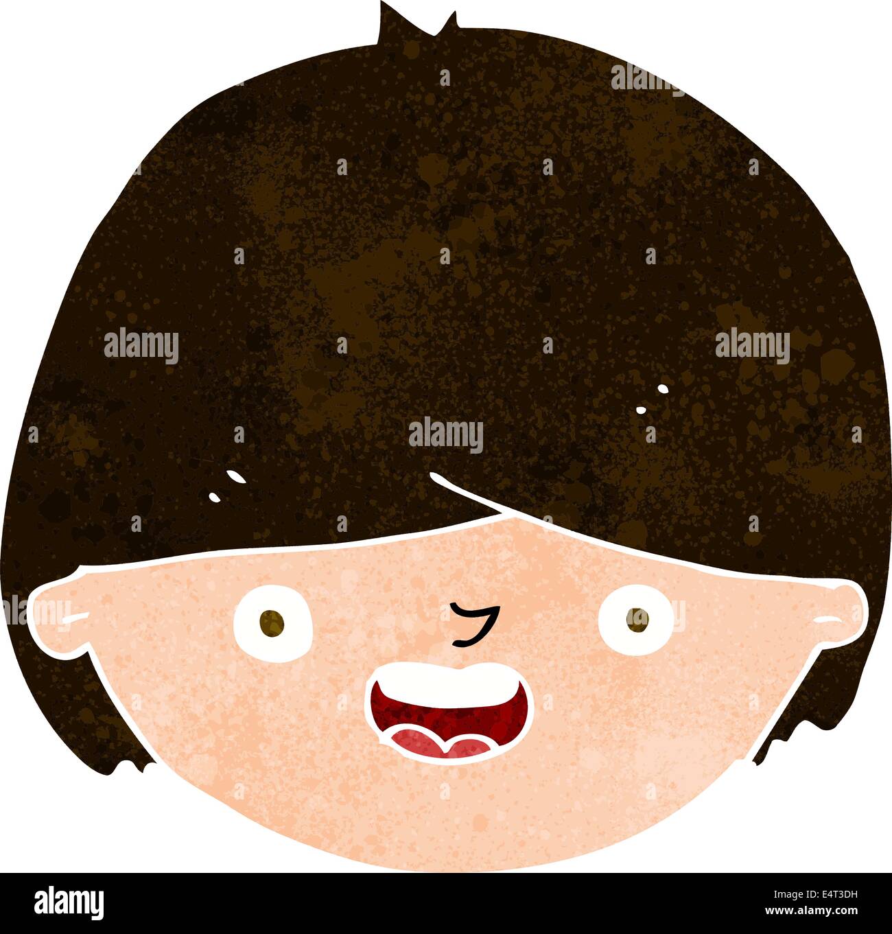 cartoon happy face Stock Vector Image & Art - Alamy