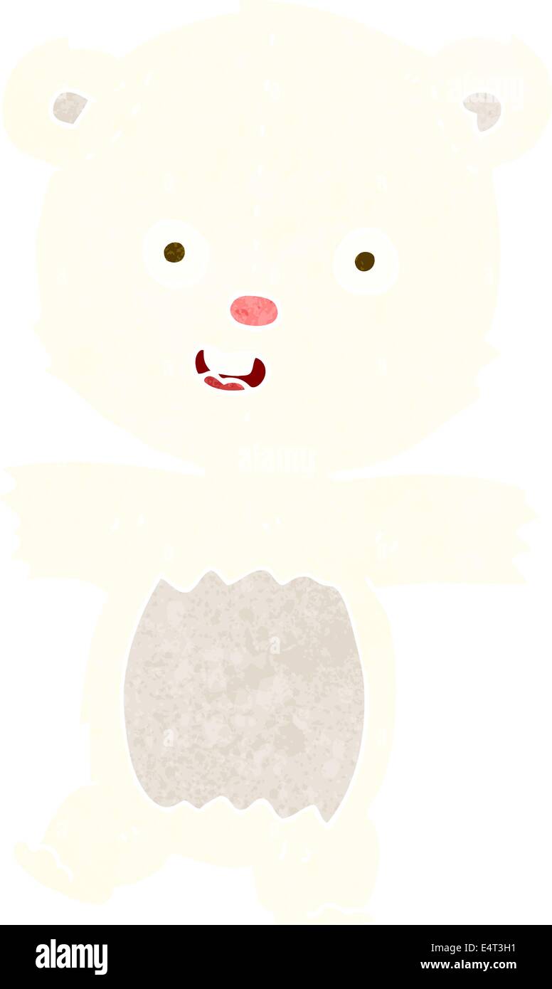 cartoon cute polar bear cub Stock Vector Image & Art - Alamy