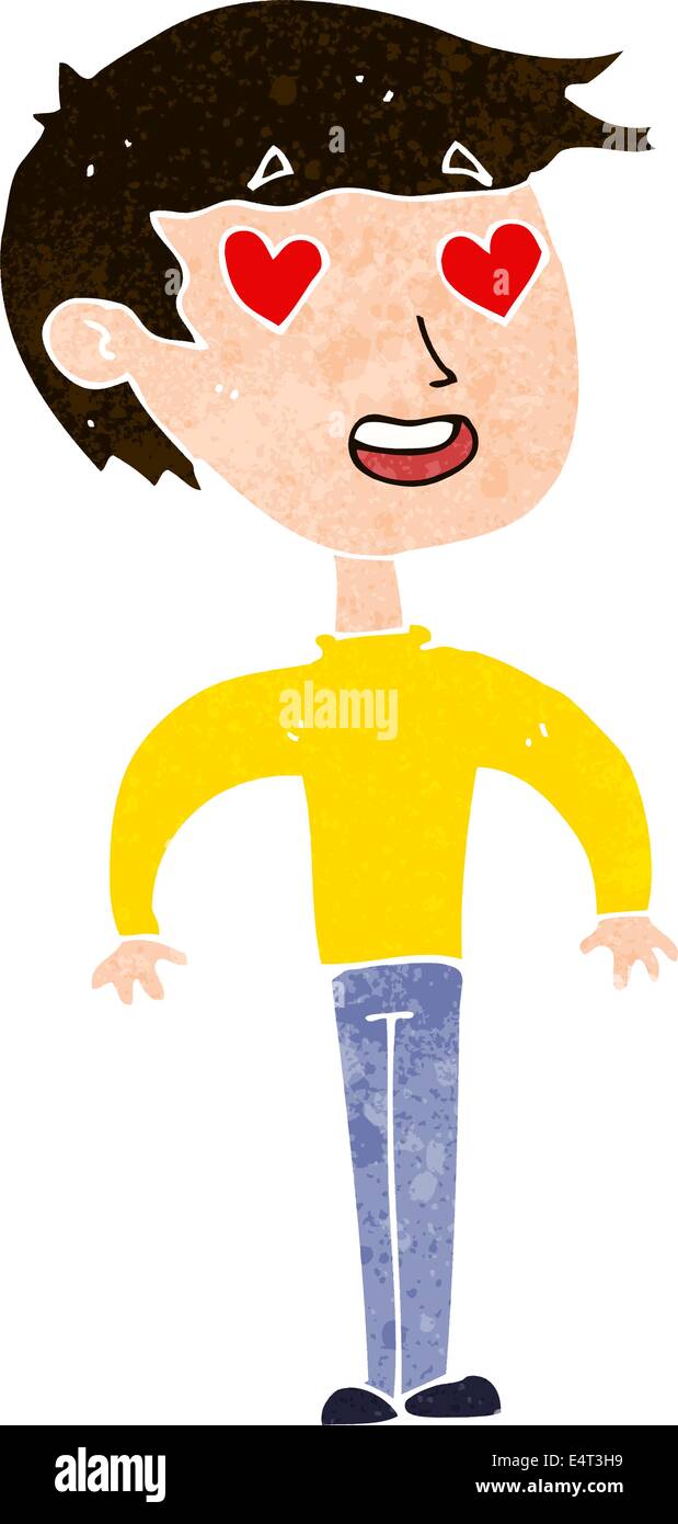 cartoon man in love Stock Vector Image & Art - Alamy