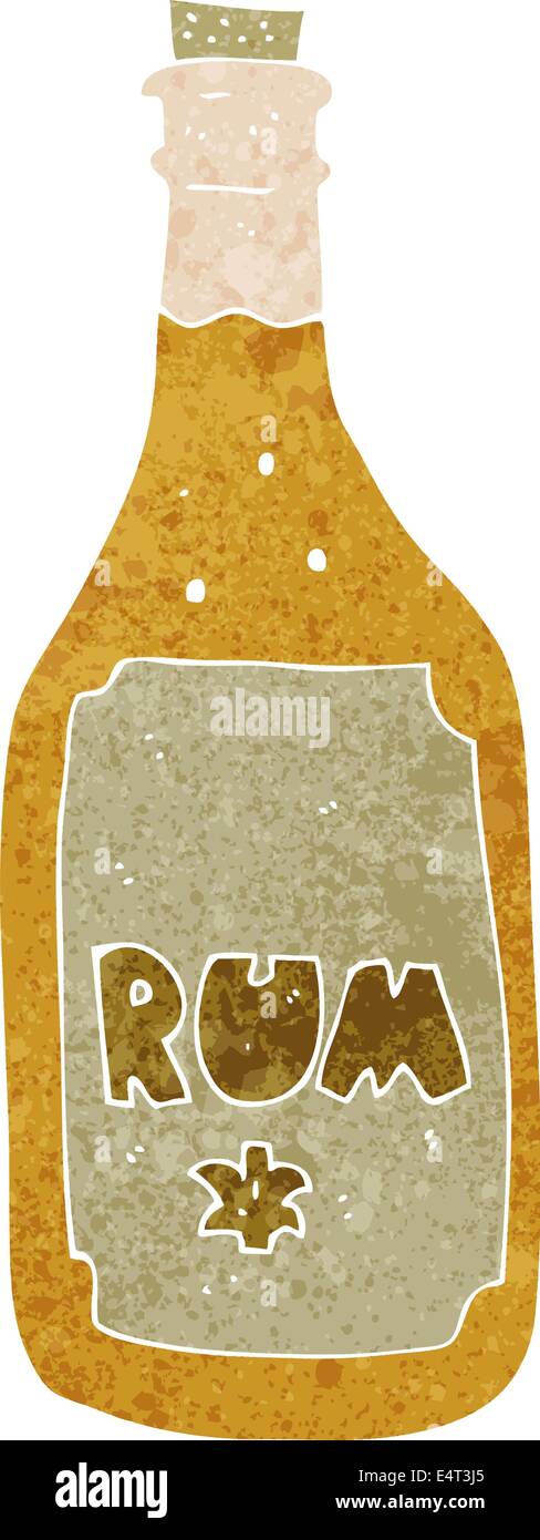 cartoon rum bottle Stock Vector Image & Art - Alamy