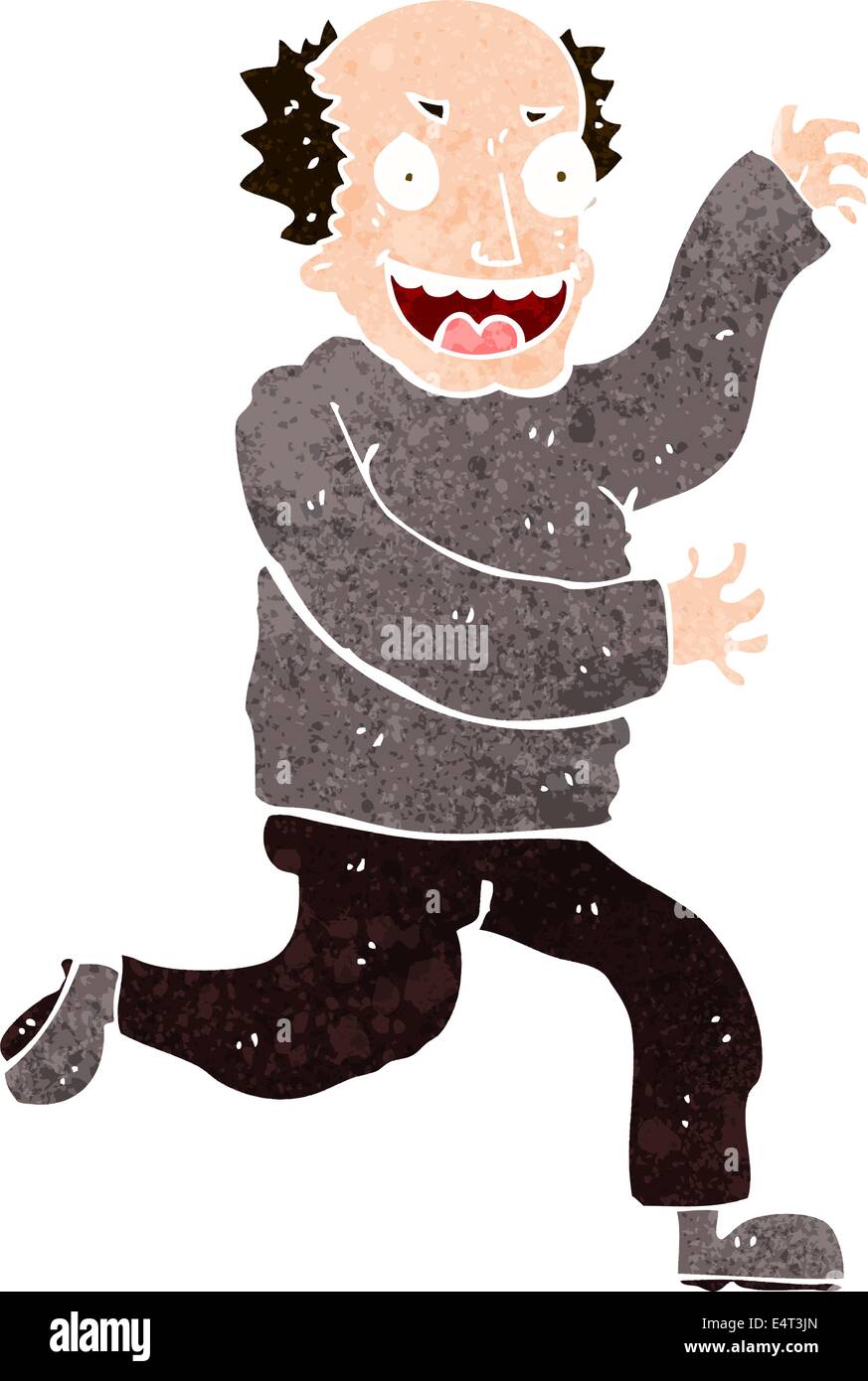 cartoon evil old man Stock Vector Image & Art - Alamy