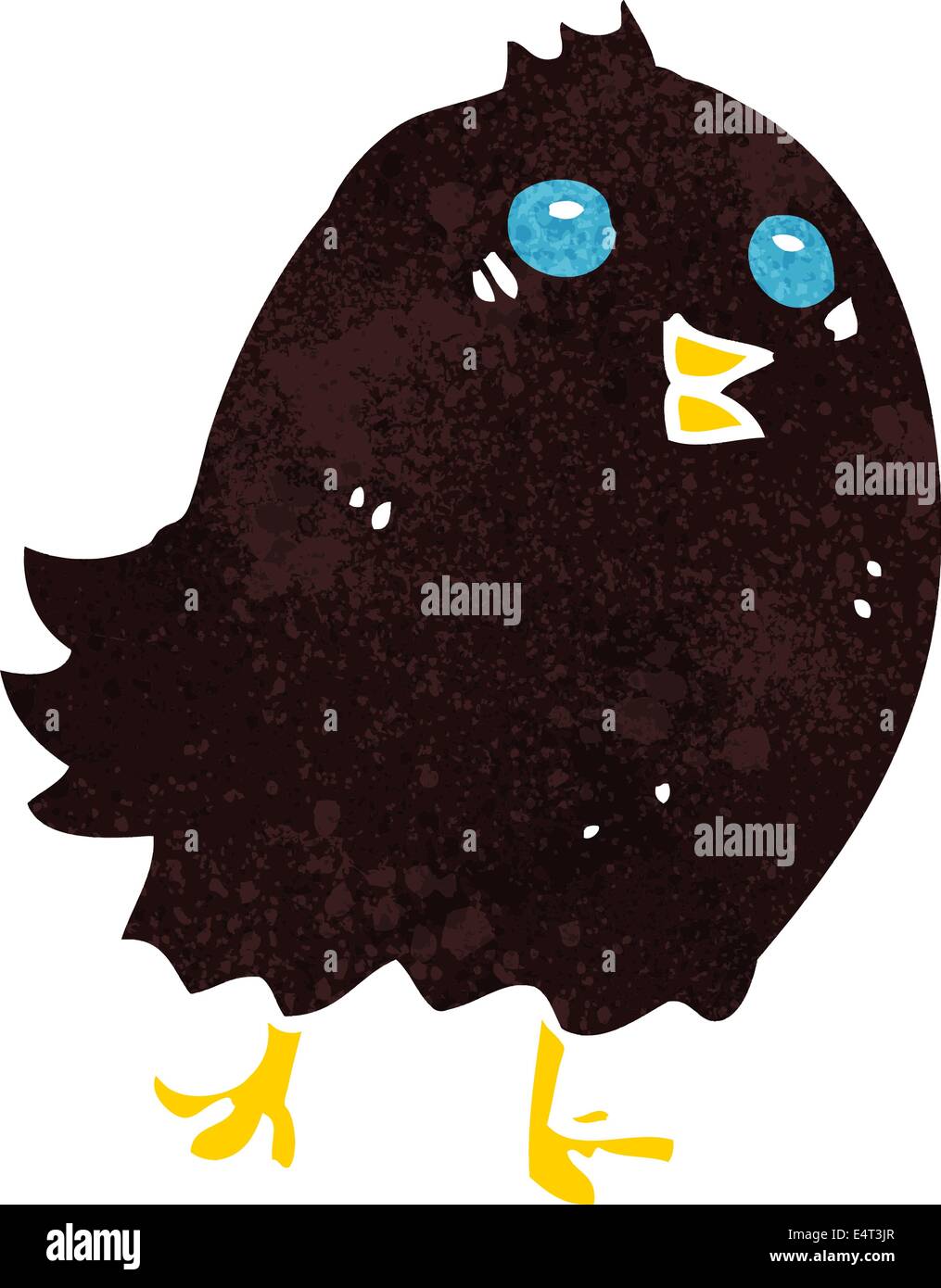 cartoon spooky black bird Stock Vector Image & Art - Alamy