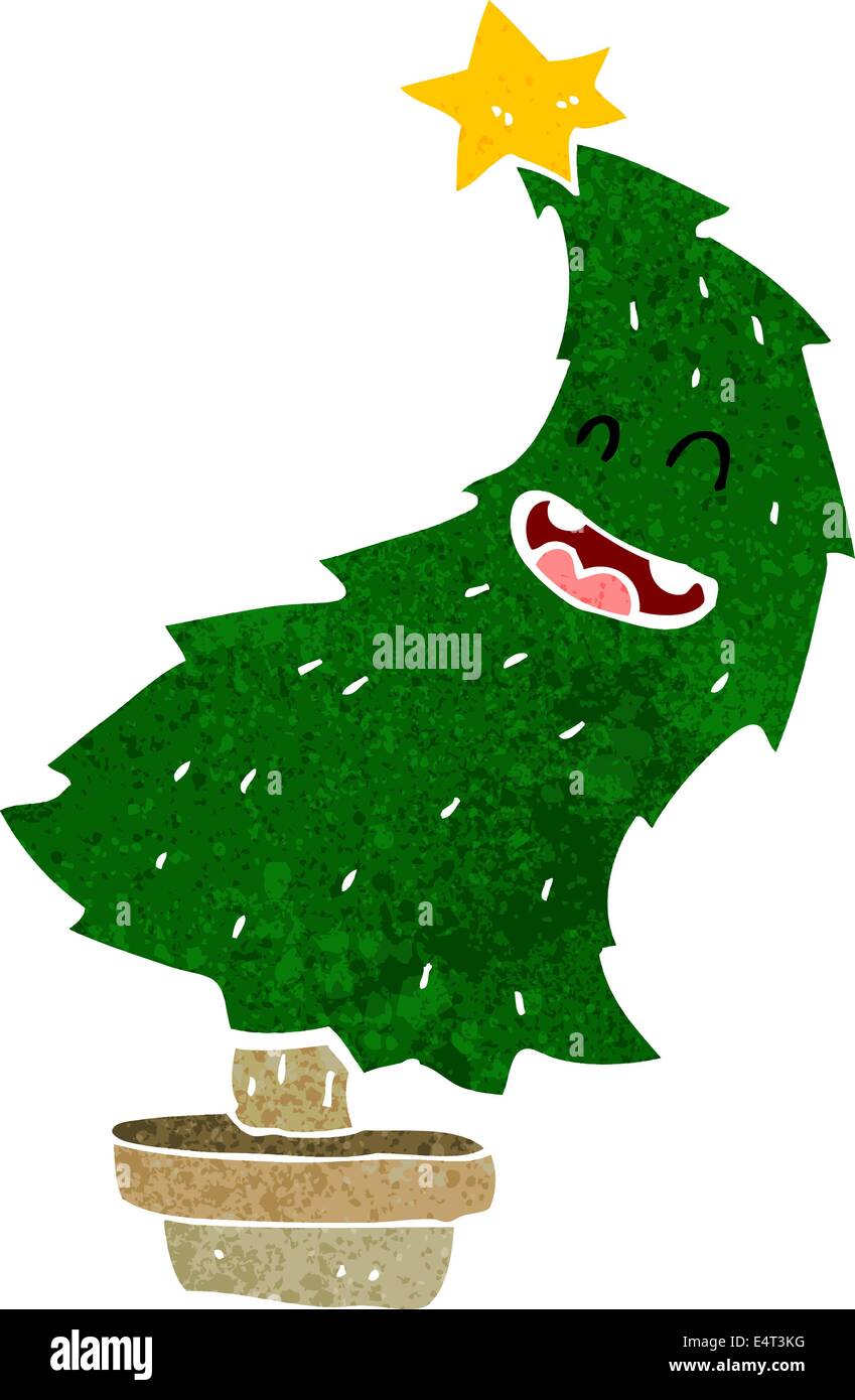 Cartoon dancing christmas tree Stock Vector Images - Alamy