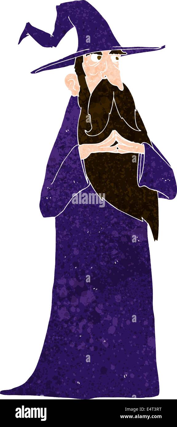 cartoon old wizard Stock Vector Image & Art - Alamy