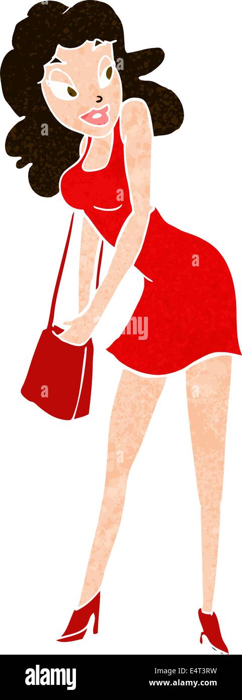 Looking in purse Stock Vector Images - Alamy