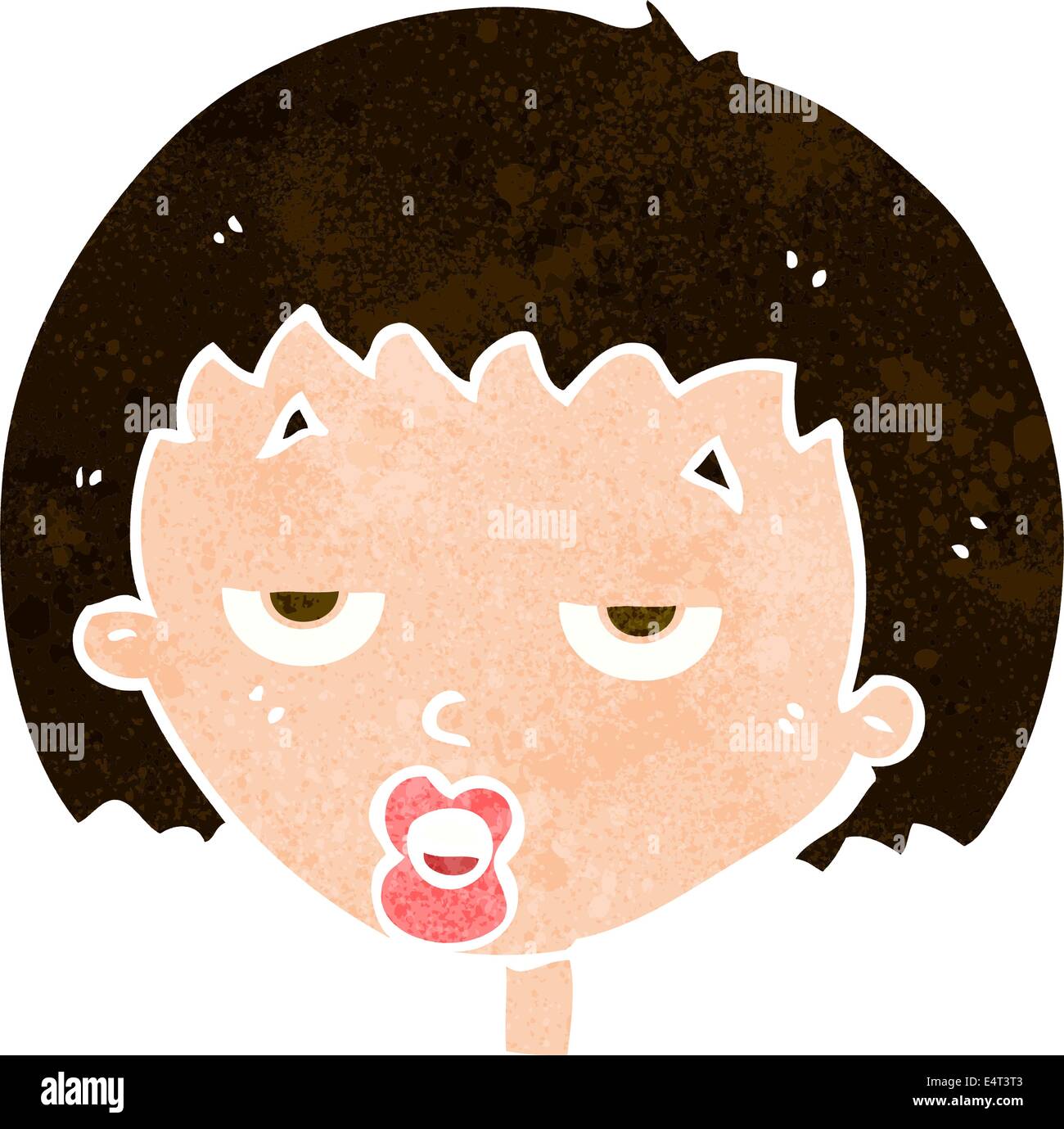 cartoon bored woman Stock Vector Image & Art - Alamy