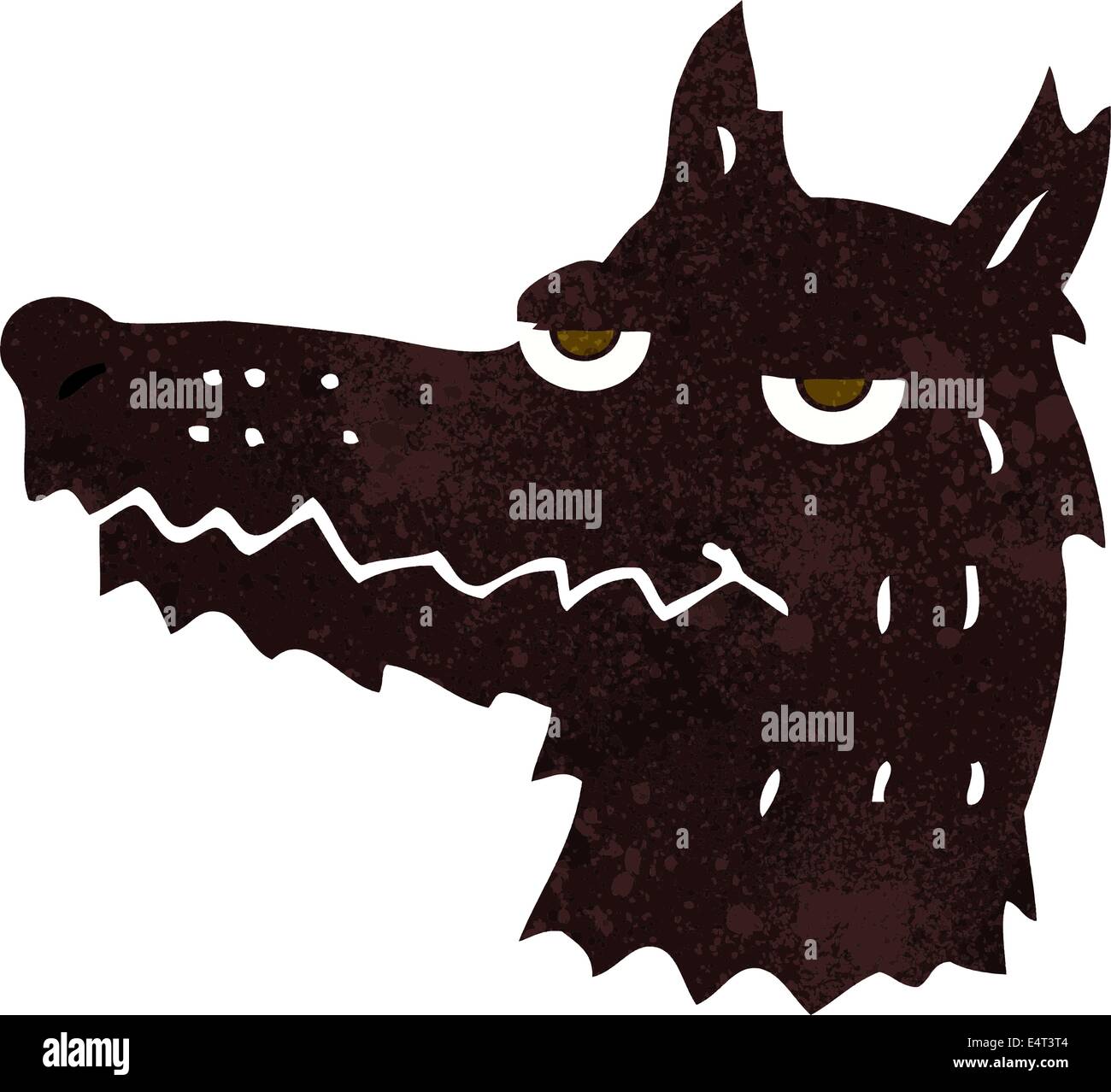 cartoon wolf head Stock Vector Image & Art - Alamy
