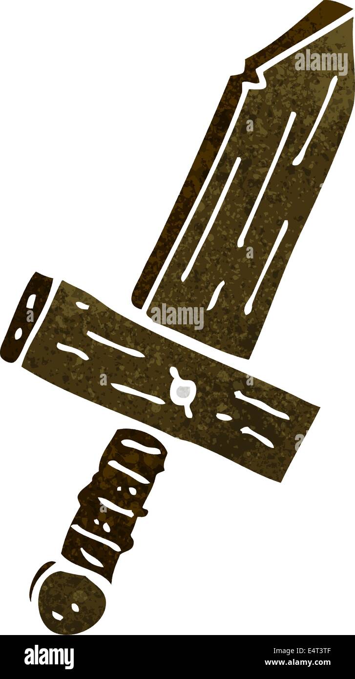 cartoon wooden sword Stock Vector Image & Art - Alamy