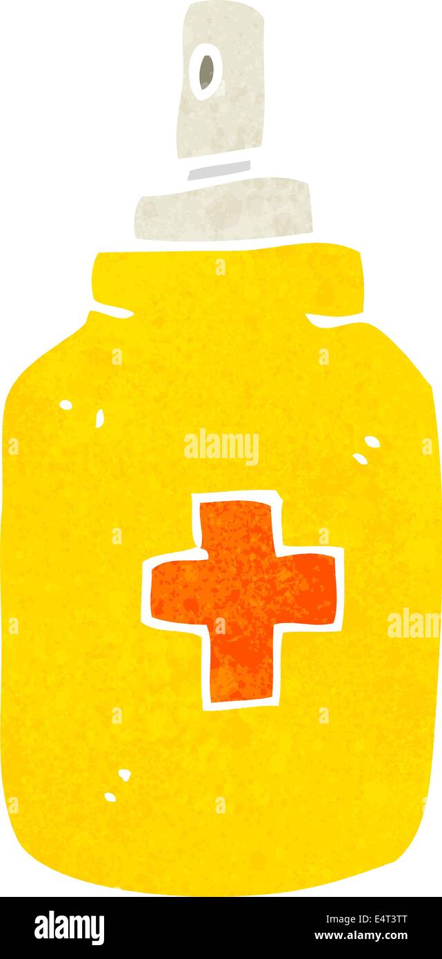 cartoon antiseptic spray Stock Vector Image & Art - Alamy