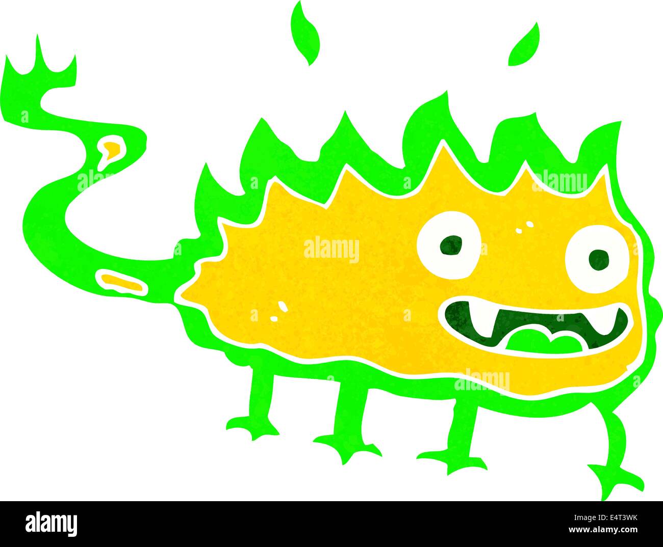 cartoon little fire demon Stock Vector Image & Art - Alamy