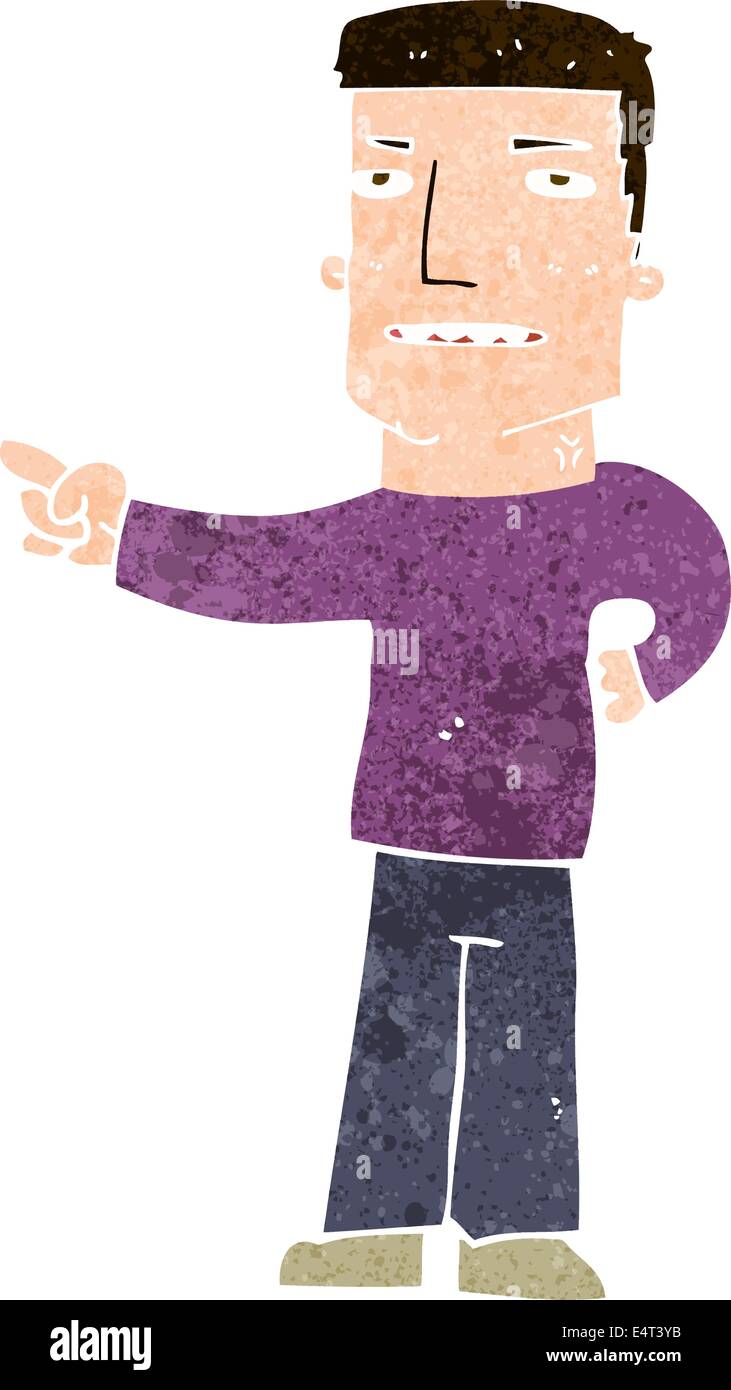 cartoon man pointing Stock Vector Image & Art - Alamy
