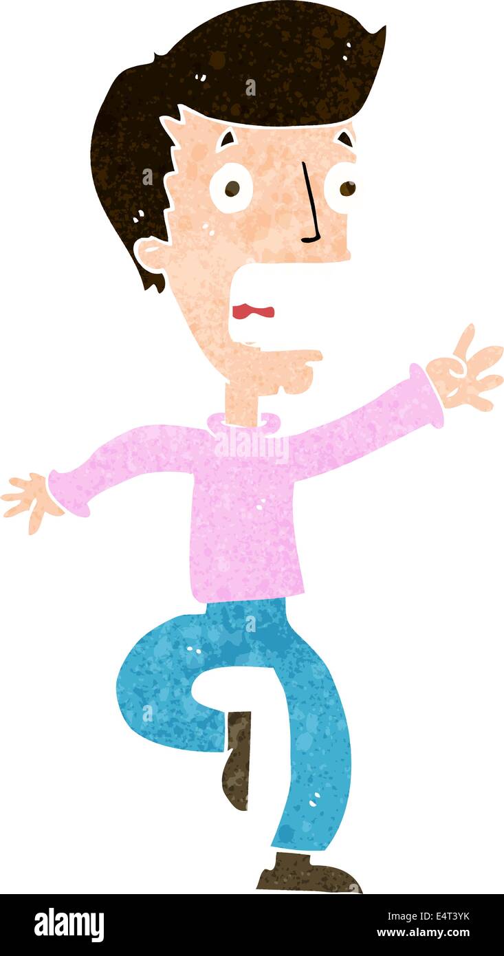 cartoon terrified man Stock Vector Image & Art - Alamy